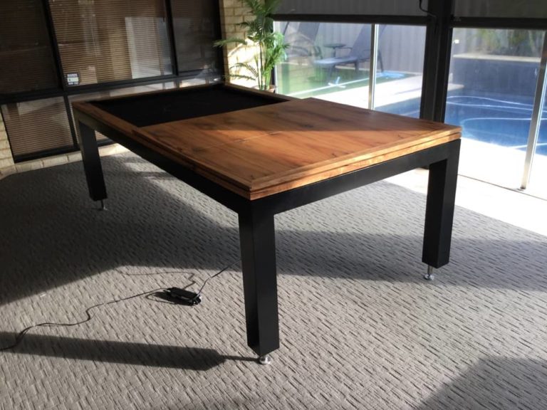 The Entertainer - Converts from Pool Table to Dining Table in Minutes